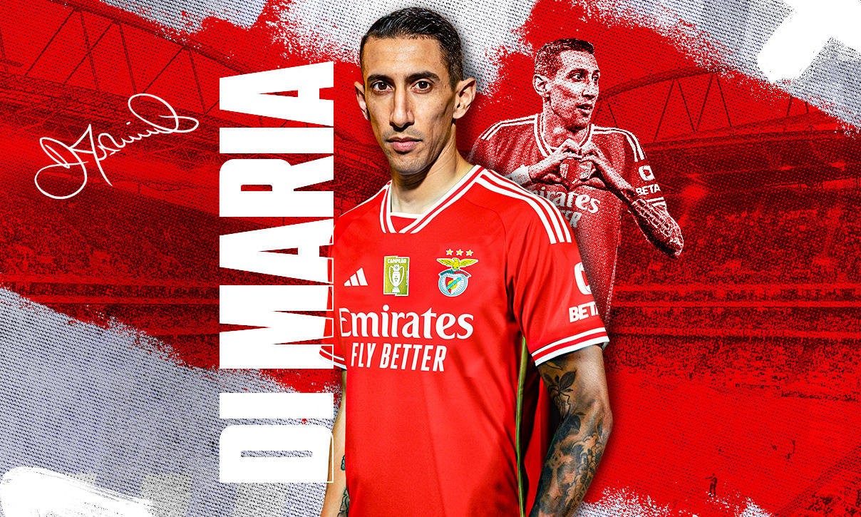 Benfica anuncia a contratação de Di María, por uma temporada