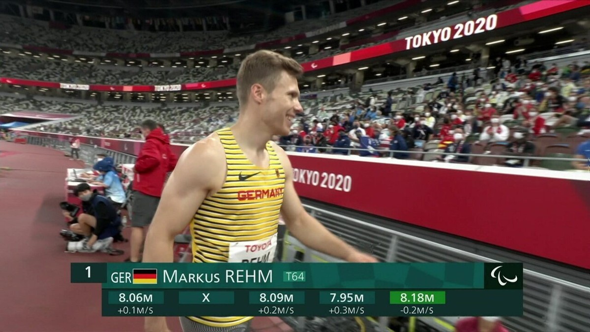 Markus Rehm sobra mesmo em "dia ruim" e é tricampeão paralímpico no ...