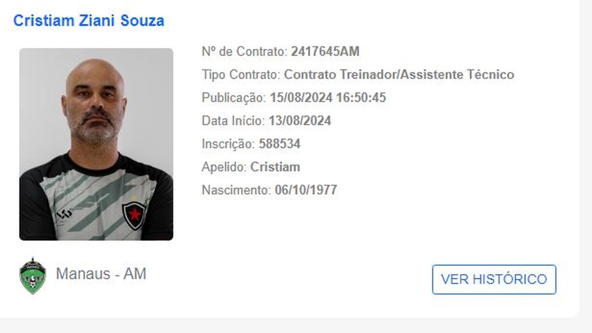 Cristian de Souza é inscrito no BID da CBF e está apto para o duelo ...