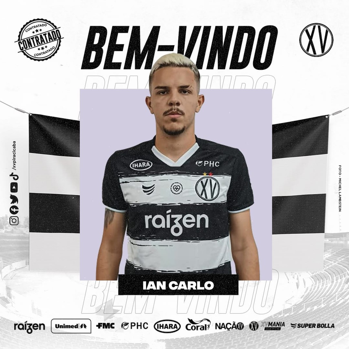 XV de Piracicaba contrata zagueiro Ian Carlo, ex-Guarani, para a Série ...