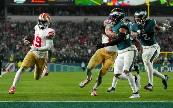 NFL: 49ers atropelam os Eagles em noite de gala de Deebo Samuel | nfl | ge