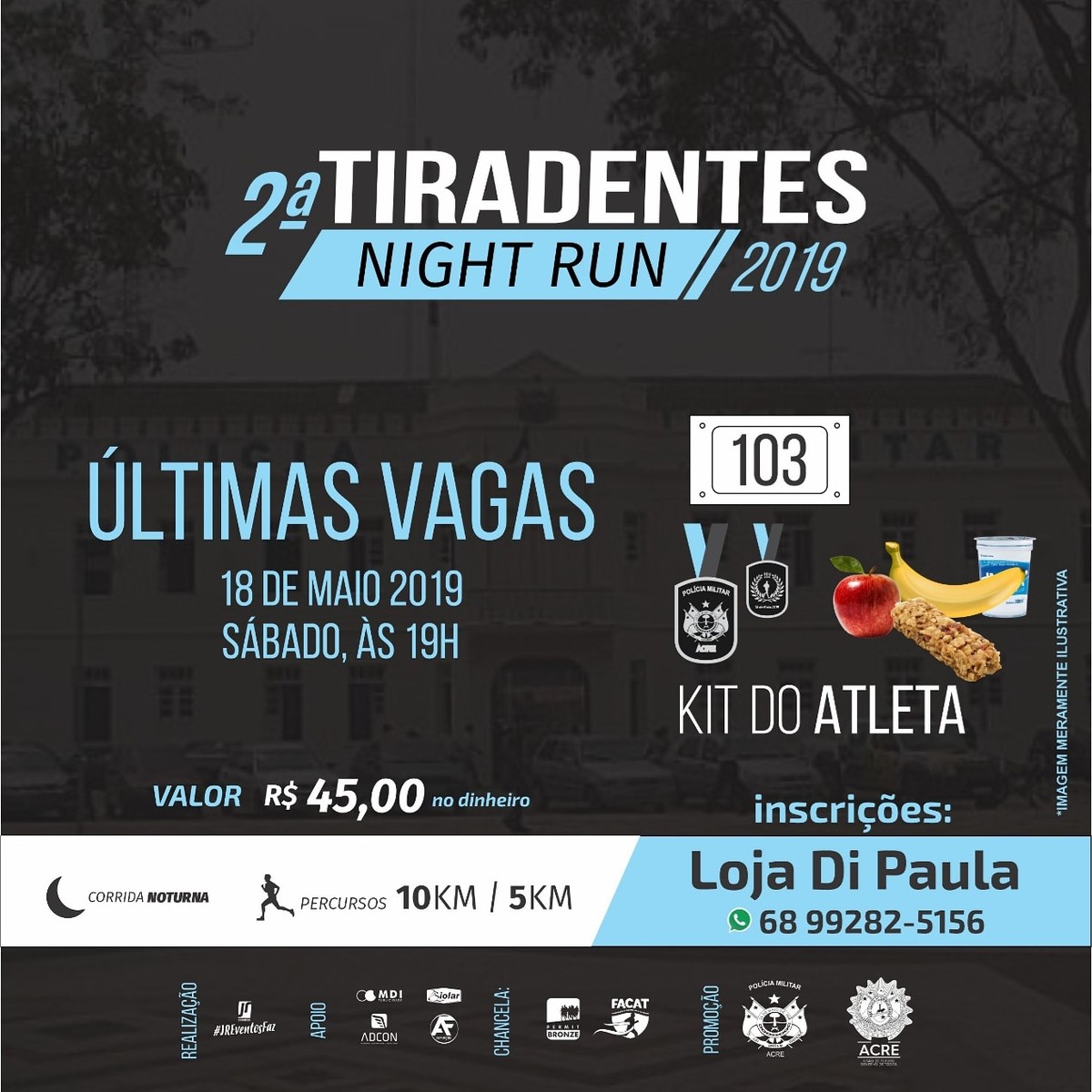 2ª Corrida Tiradentes Night Run será em 18 de maio; inscrições abertas ...
