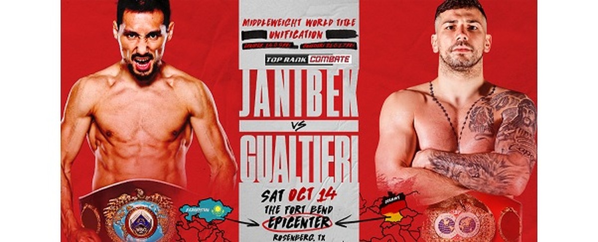 Com TV para o Brasil, hoje, Janibek vs Gualtieri é a luta mais ...