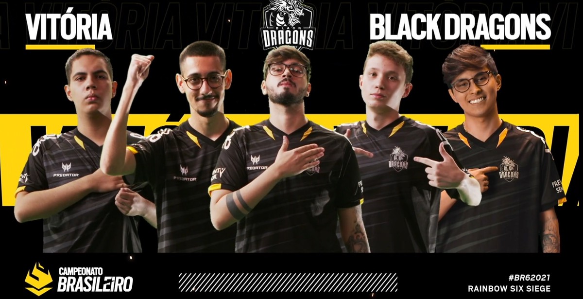 BR6 2021: Black Dragons garante última vaga na Elite Six | rainbow 6 | ge