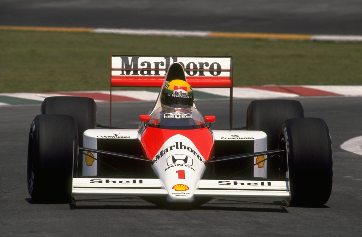 O épico dia em que Ayrton Senna venceu no México após Emerson ...