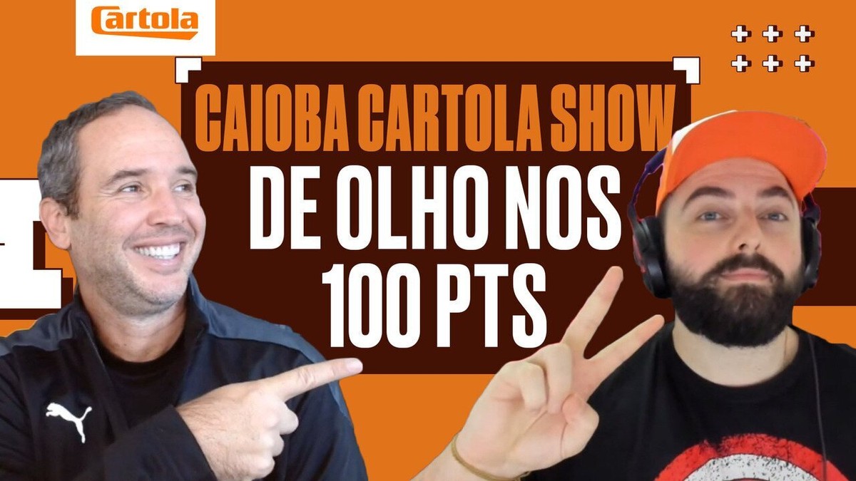 Caioba Cartola Show: Caio e Afinco montam time para passar dos 100 ...