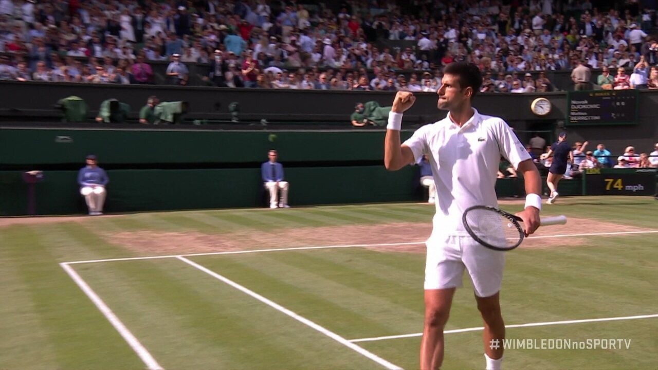 Djokovic leva o hexa em Wimbledon e iguala recorde de títulos de Grand Slam