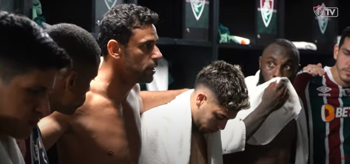 Bastidores do Fluminense mostram discursos inflamados de Fred e carinho ...