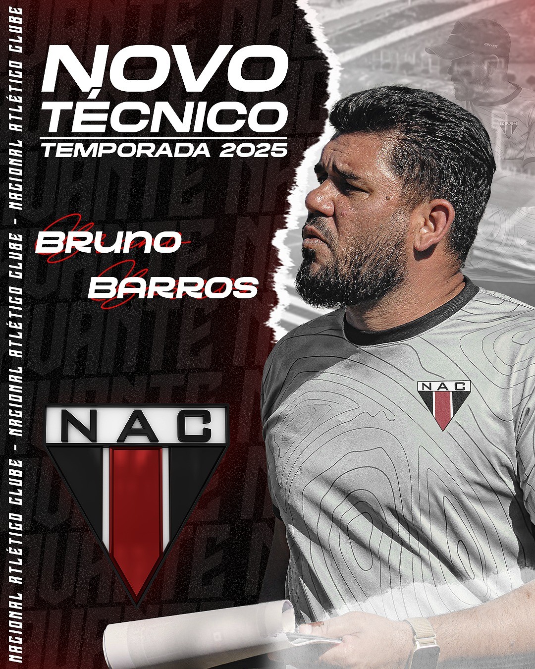 “Rei do Acesso”: Nacional de Muriaé anuncia técnico Bruno Barros para o ...
