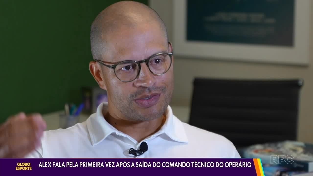 Alex vê saída do Operário-PR como reflexo de um cenário recorrente | Ge