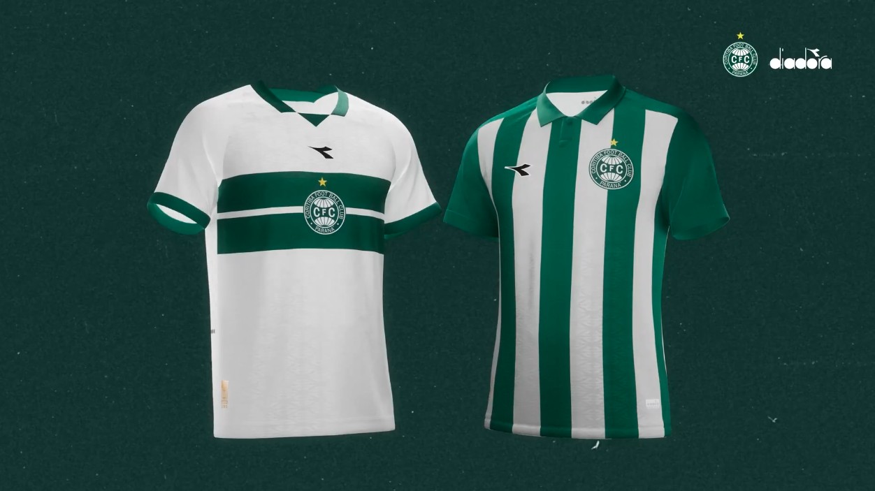 Coritiba apresenta as novas camisas; veja as fotos | Ge