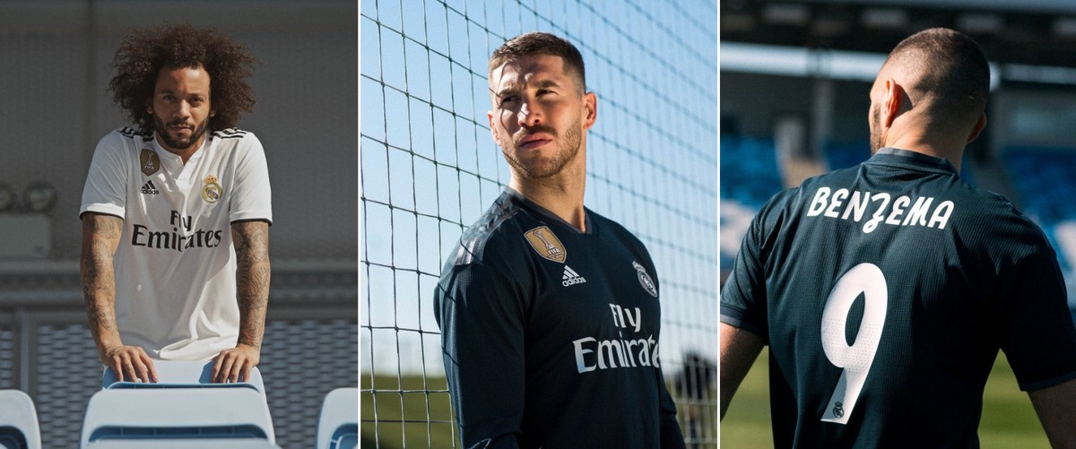 Real Madrid lança novos uniformes para a próxima temporada | futebol ...