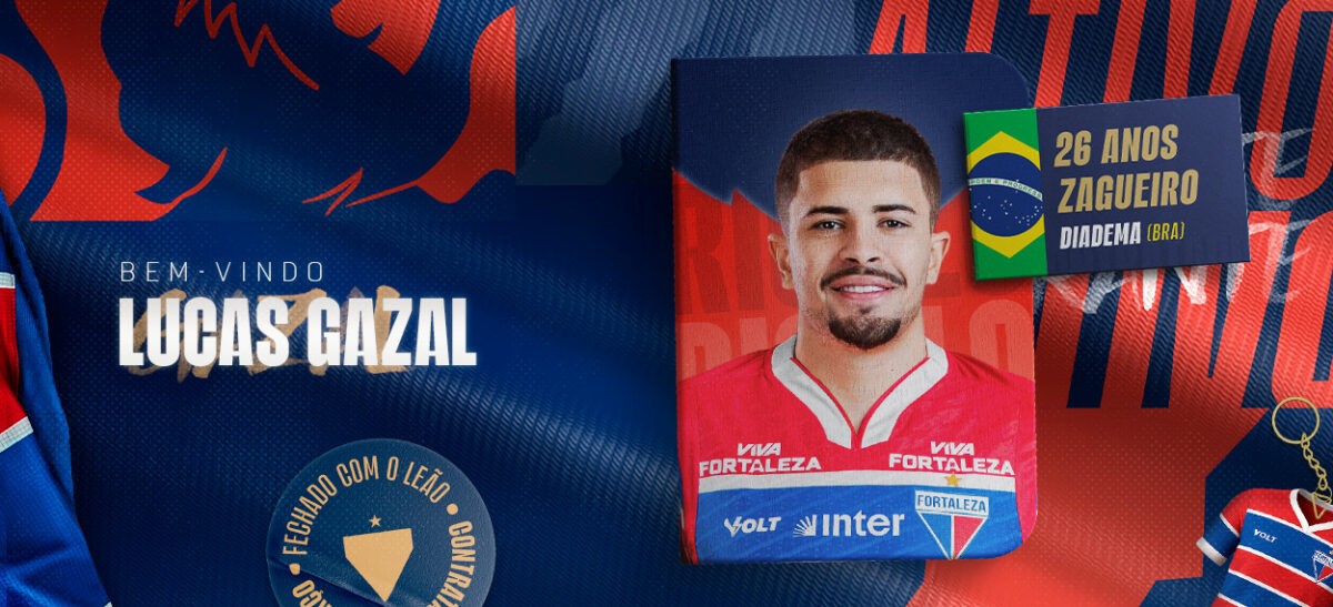 Fortaleza anuncia zagueiro Lucas Gazal | Ge