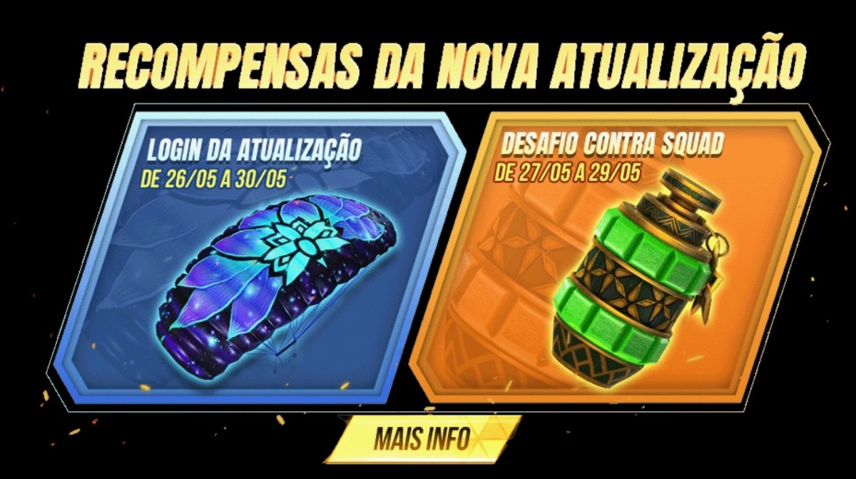 Free Fire dá cosméticos grátis após atualização; veja como pegar | free ...