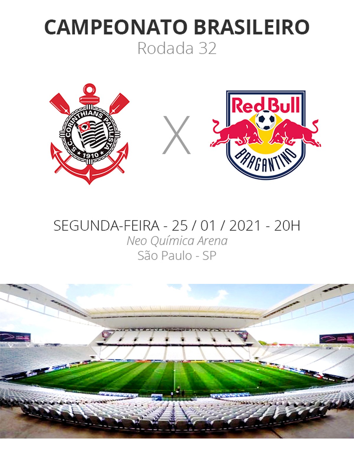 Corinthians x Bragantino: veja onde assistir, escalações, desfalques e ...