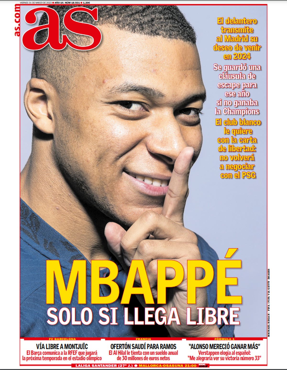 Mbappé se oferece ao Real Madrid, mas clube não negocia com PSG, diz ...
