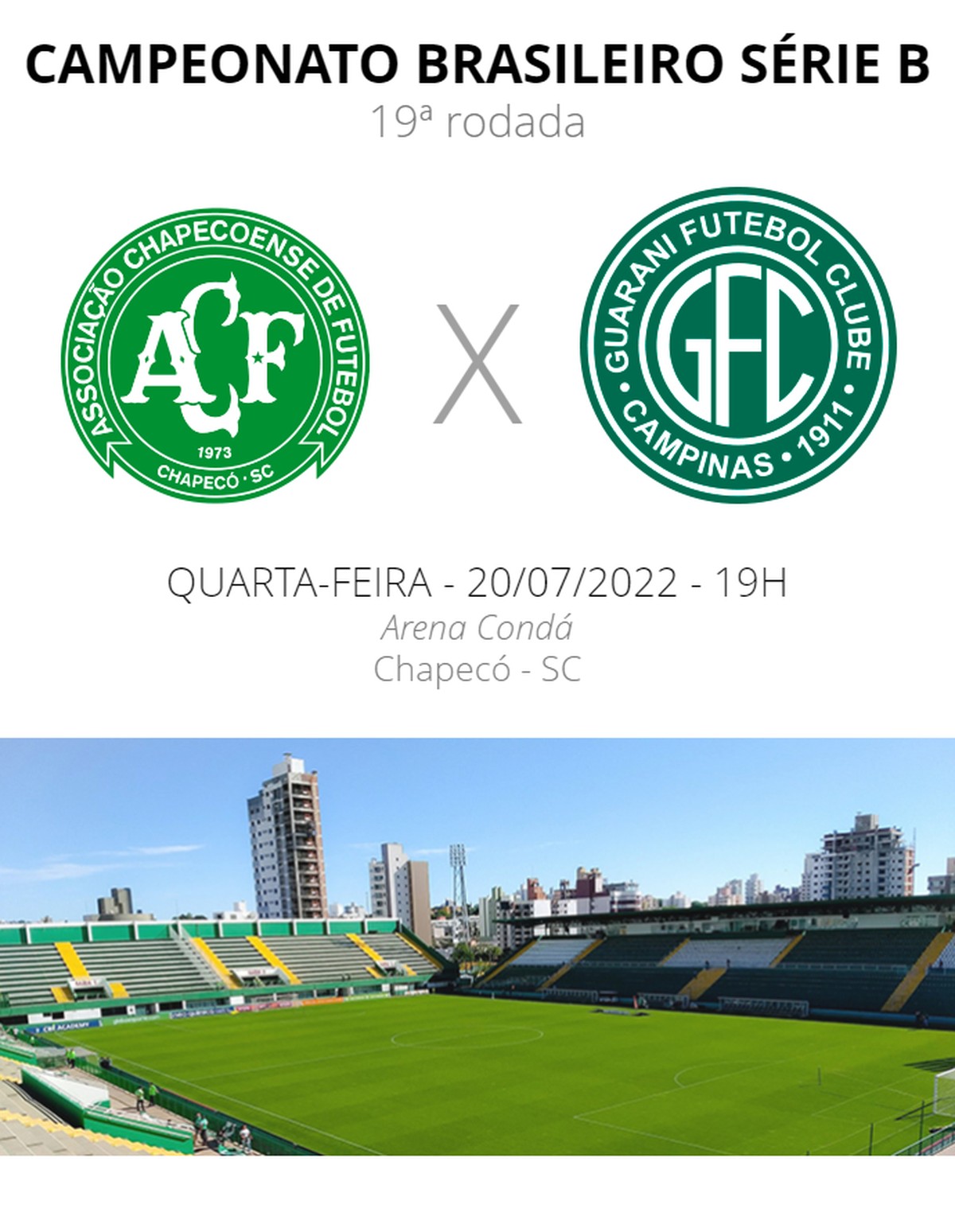Chapecoense X Guarani Veja Onde Assistir Desfalques Escalações E