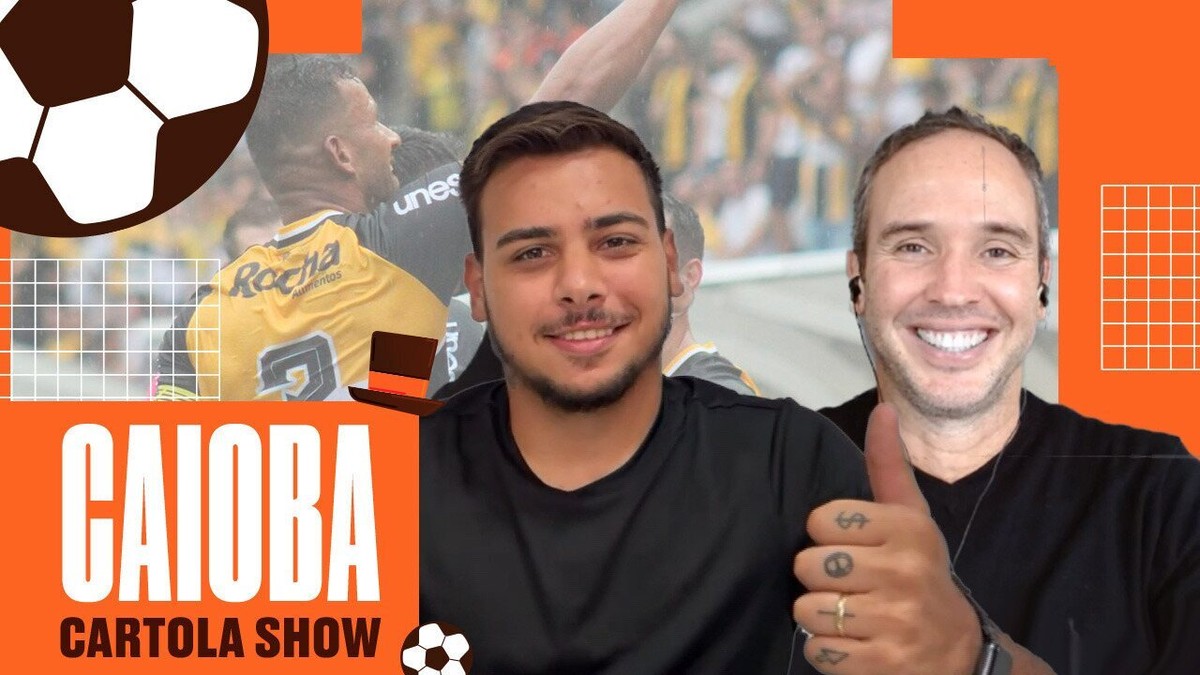 Caioba Cartola Show: Com Hulk e goleiro do Criciúma, Caio e João Hale escalam time para a rodada ...