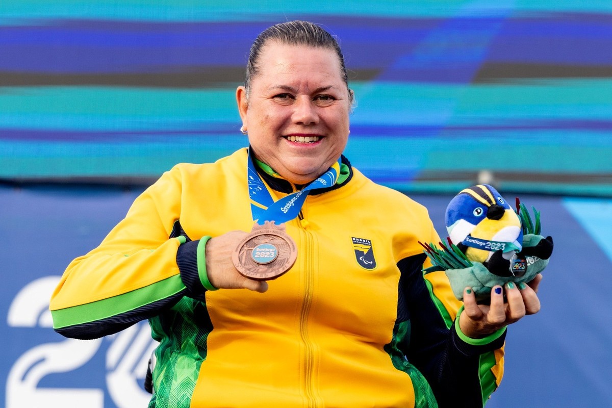No dardo, Beth Gomes fica com o bronze nos Jogos Parapan-Americanos do ...