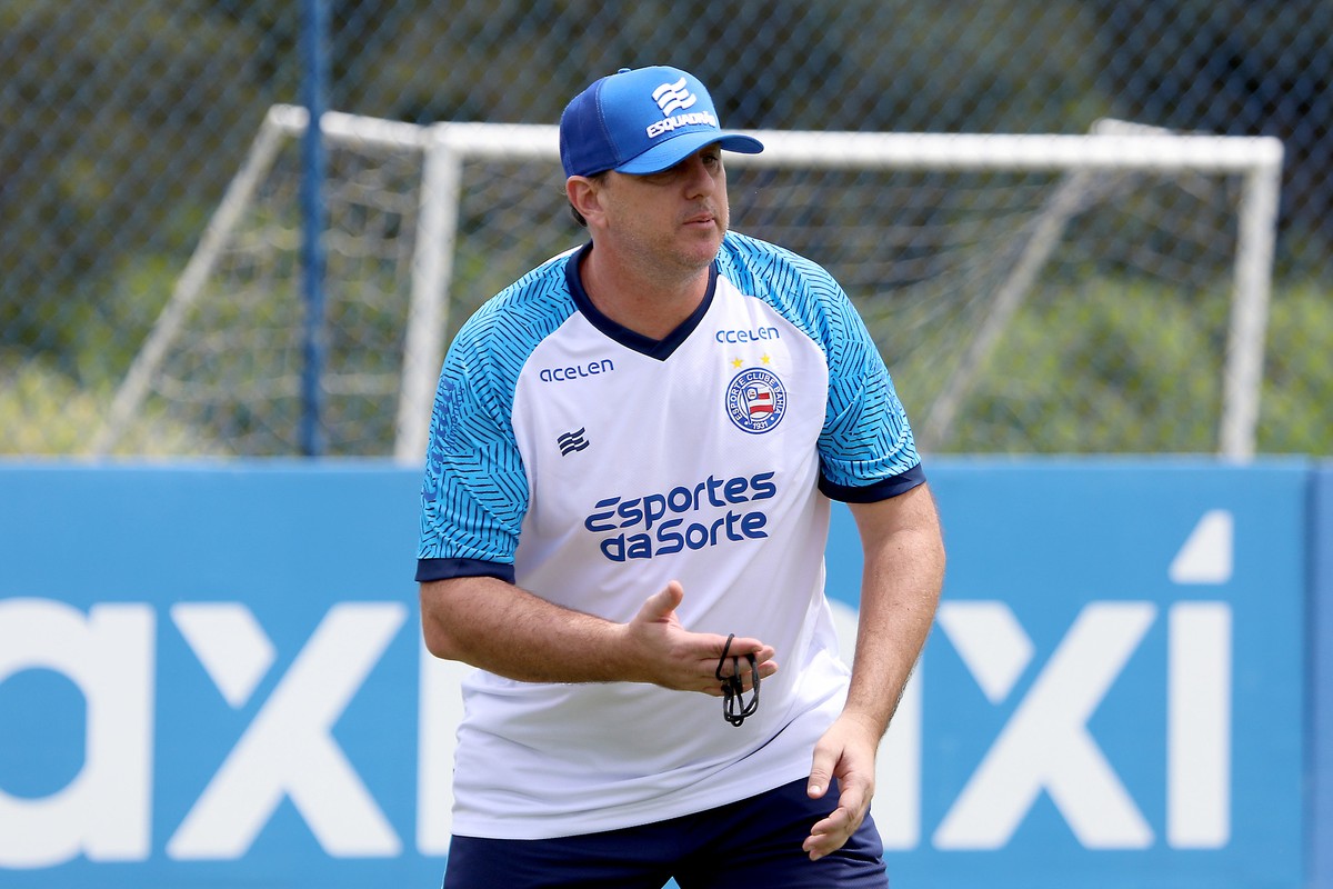 Rogério Ceni comanda último treino antes de estreia pelo Bahia | bahia | ge