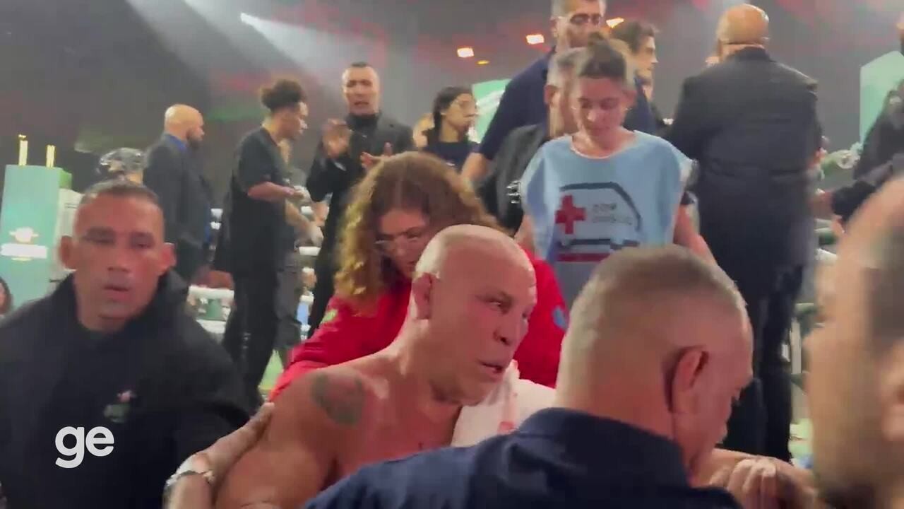 Wanderlei Silva é levado ao hospital após confusão generalizada | Ge