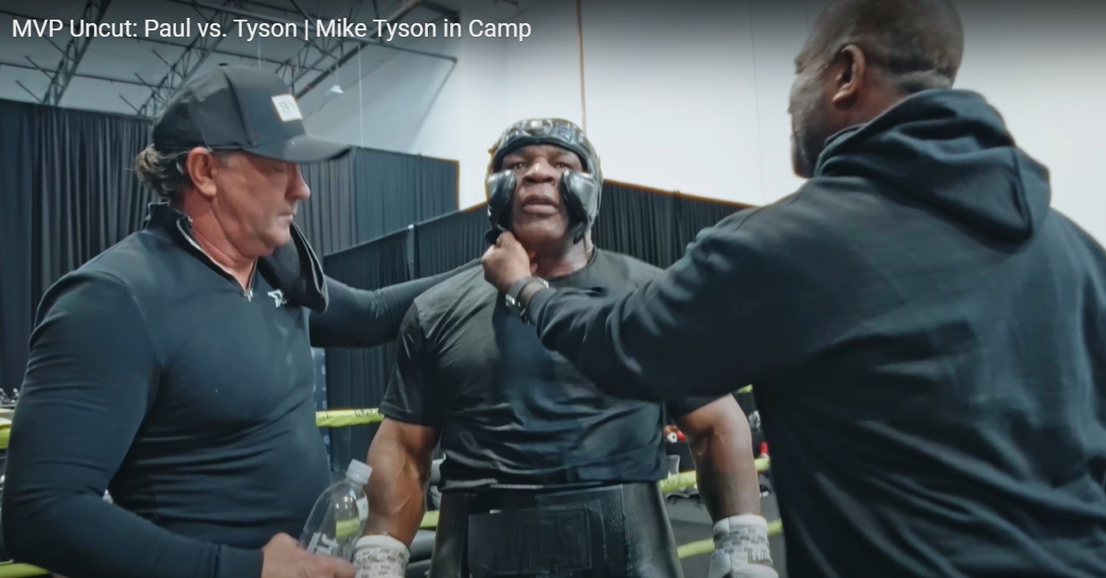 Vídeo: Tyson derruba sparring e técnico brasileiro vibra com treino ...