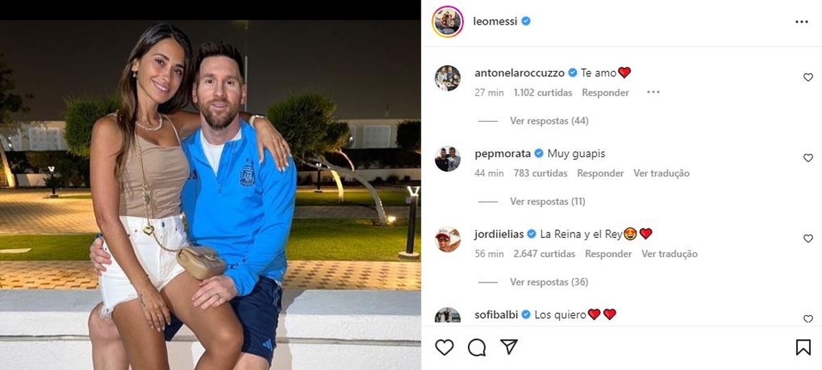 Messi romântico e casal pop: Argentina tem dia de folga recheado de "te ...