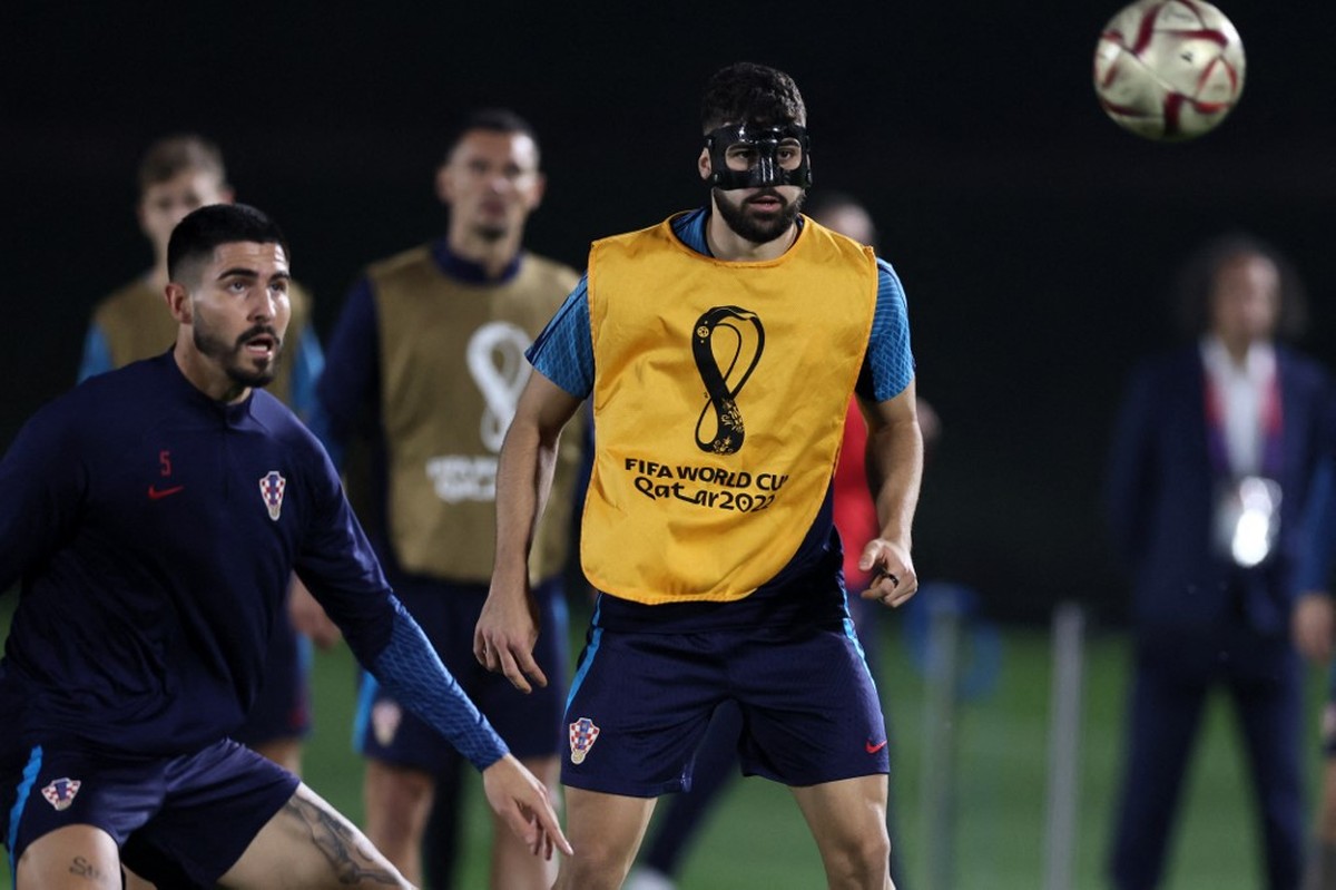 Antes de enfrentar a Argentina, Croácia faz último treino com volta de ...