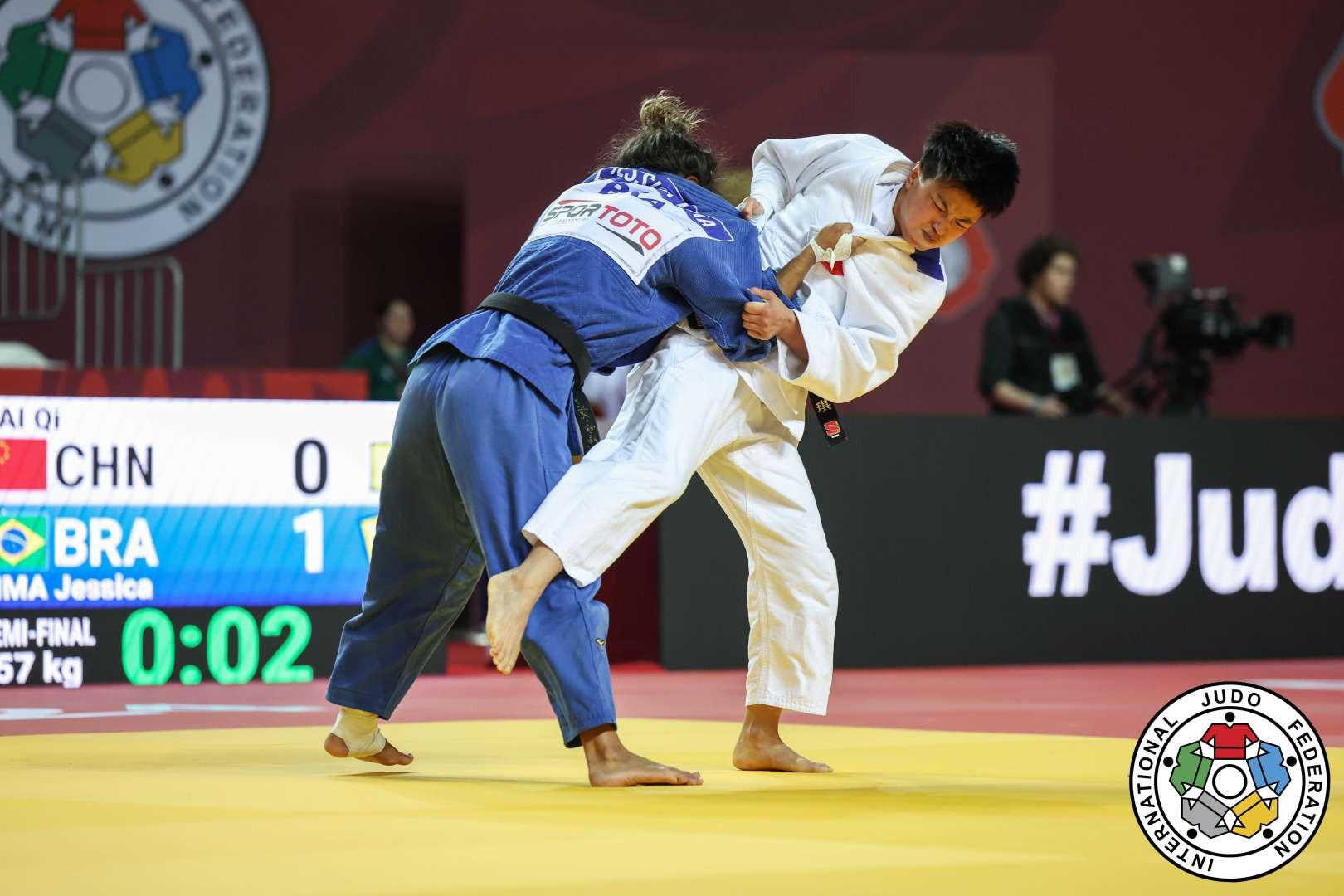 Jéssica Lima é prata na etapa de Antalya do Grand Slam de judô | Ge