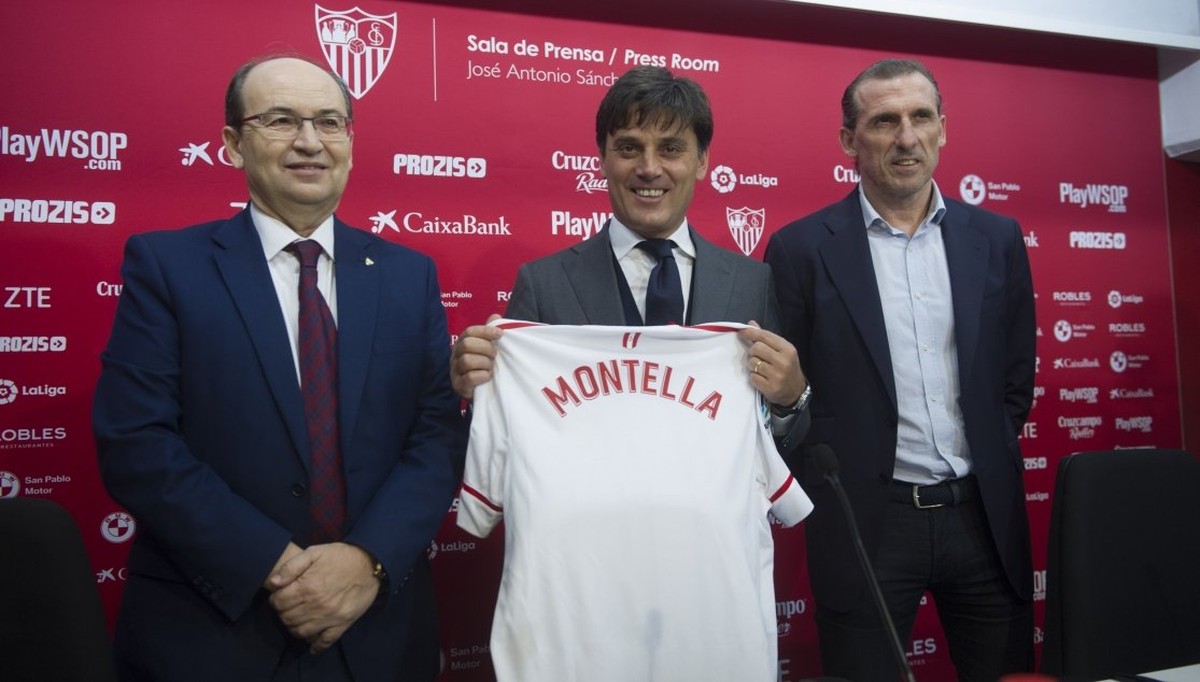 Sevilla apresenta Montella, que pede time com "espírito e paixão ...