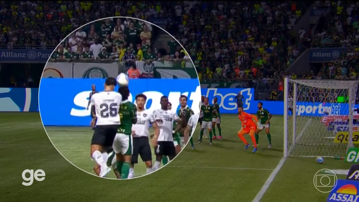 Tiro de meta ou escanteio? Palmeiras reclama de lance que originou gol ...