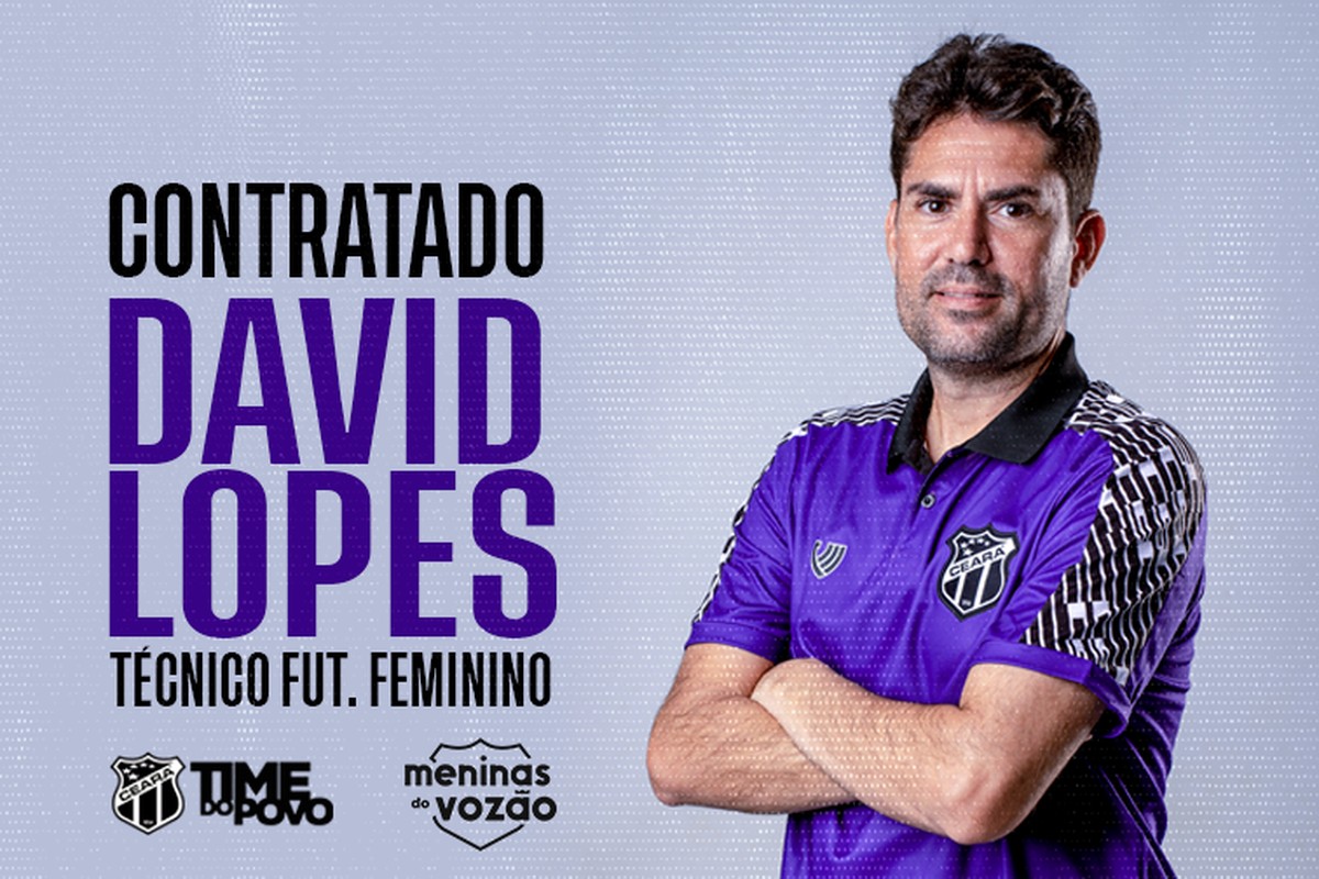 David Lopes deixa sub-14 do Ceará e vai comandar o feminino | ceará | ge