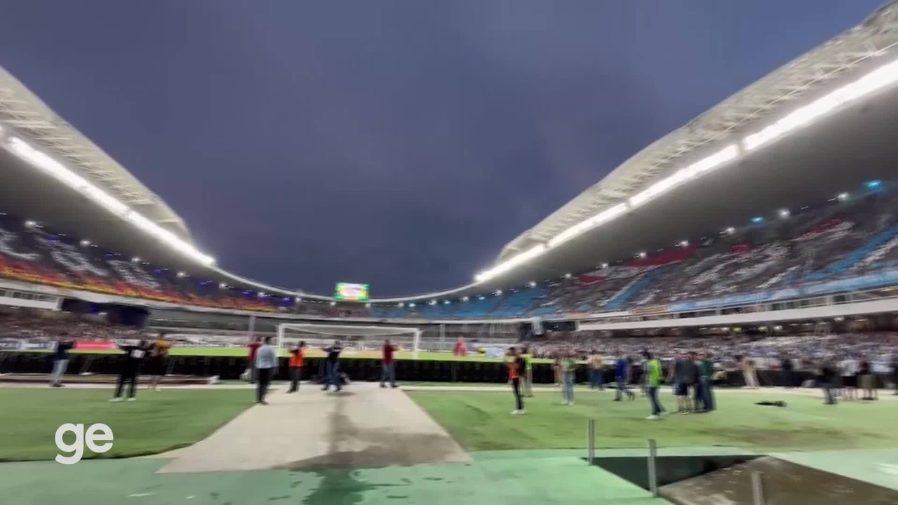 Torcidas de Remo e Paysandu realizam mosaico durante partida válida ...
