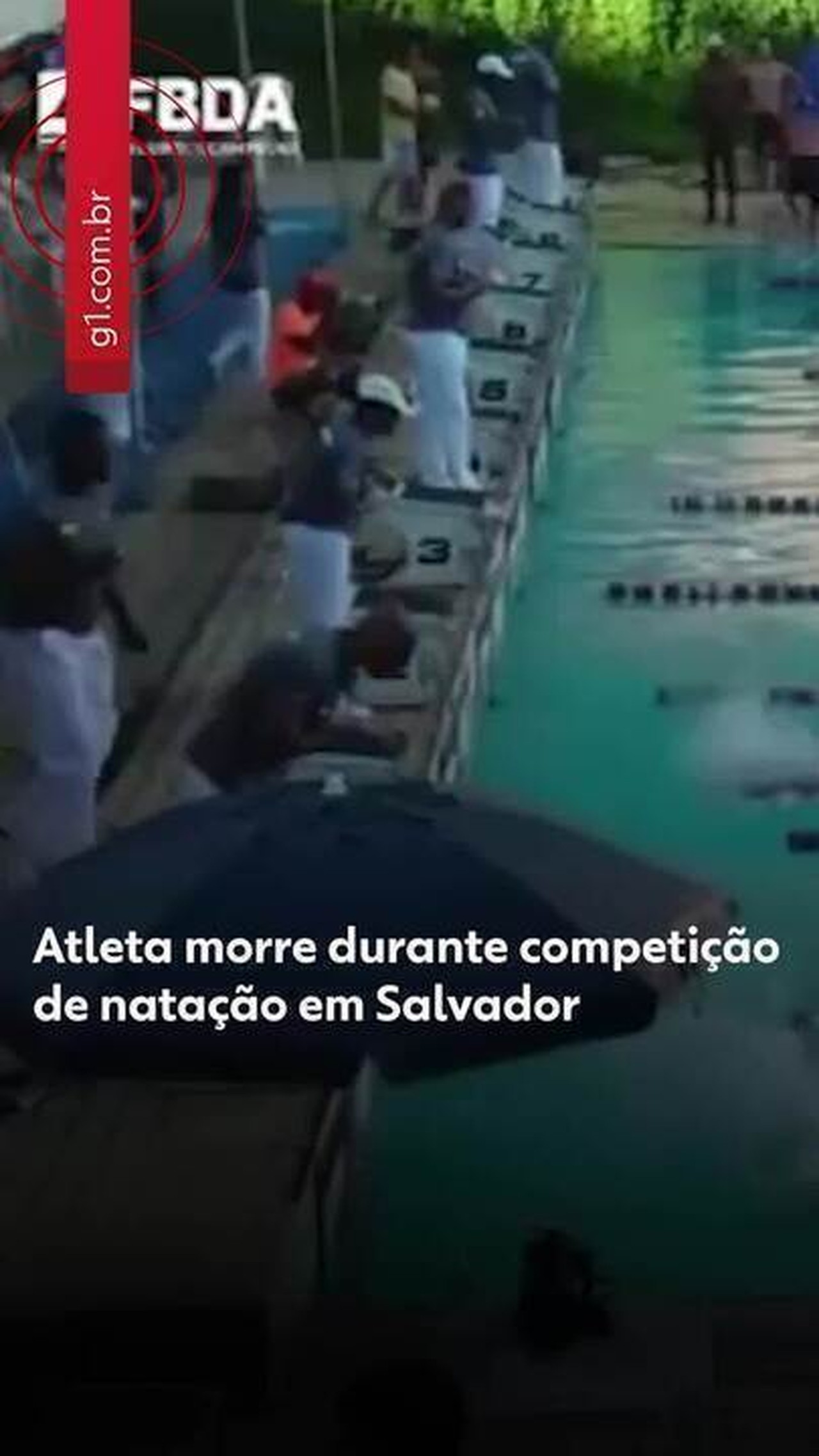 Atleta sofre mal súbito e morre durante Campeonato Baiano de Natação | Ge