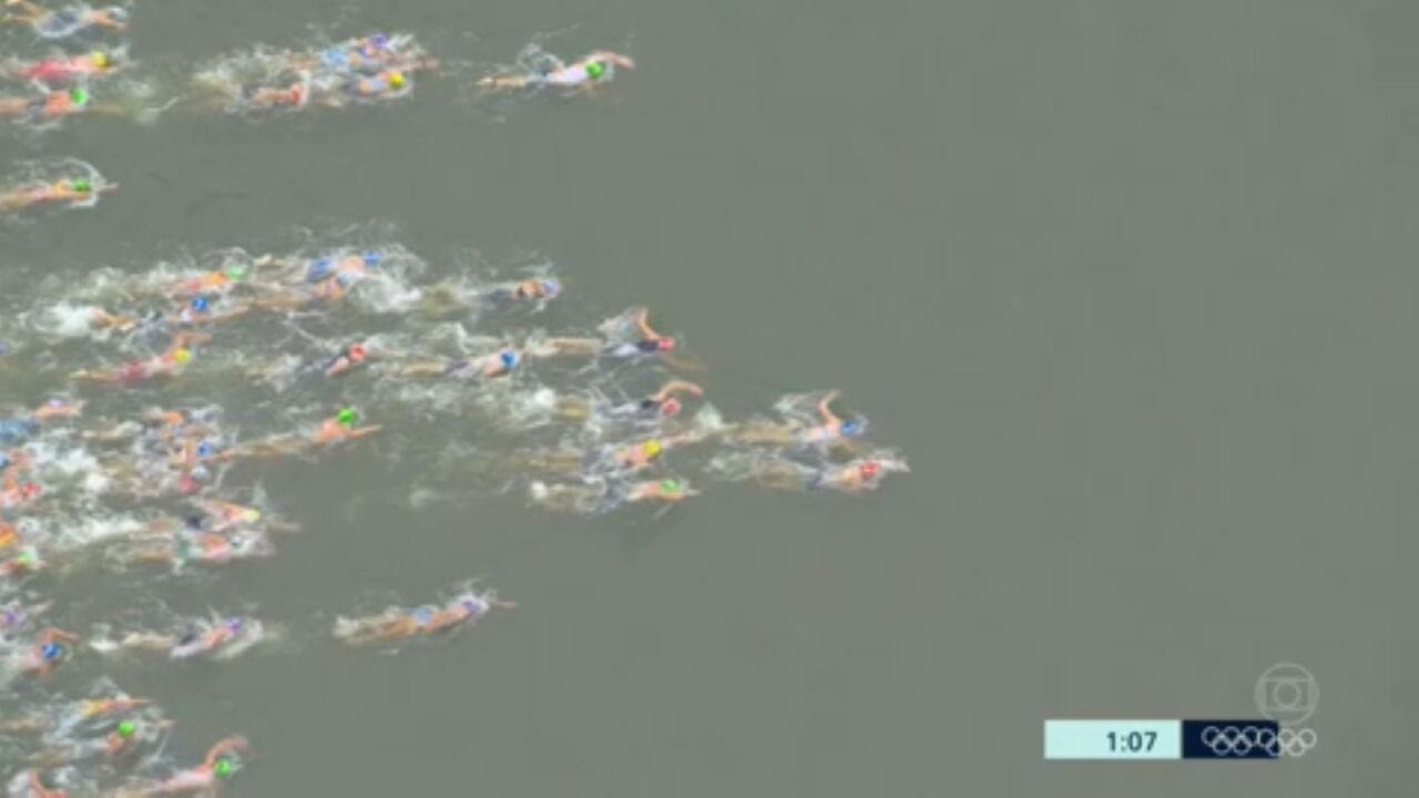 Treino para o revezamento do triatlo é cancelado por causa da qualidade ...