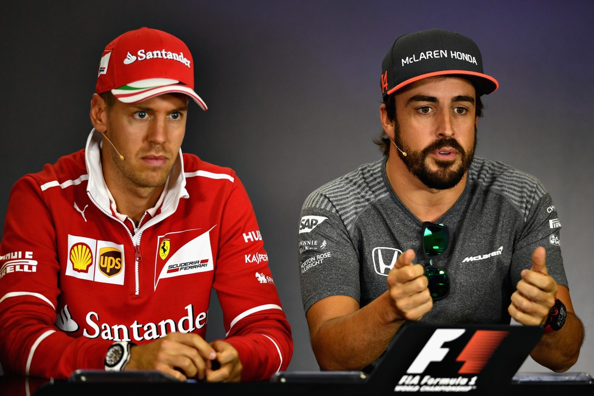 Vettel e Alonso defendem o Halo, enquanto Verstappen reclama da ...