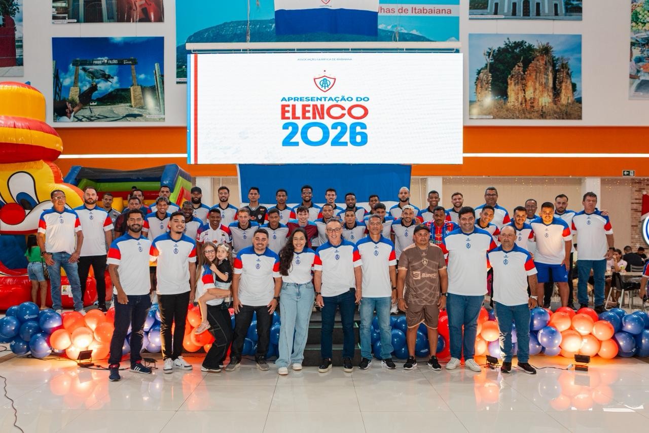 Itabaiana apresenta elenco e novos uniformes para 2026 | Ge