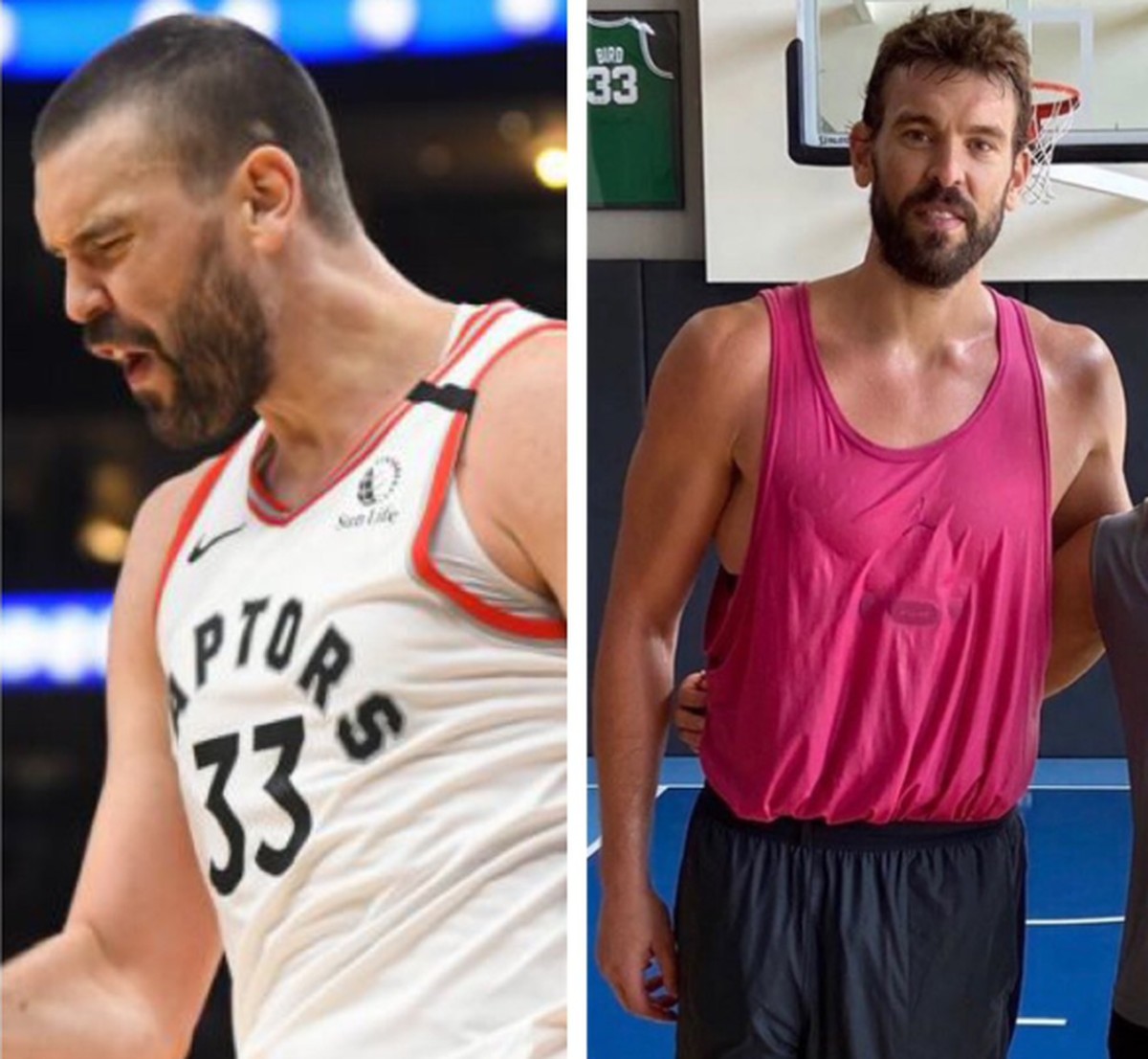 Tá fininho! Marc Gasol impressiona com transformação física durante ...