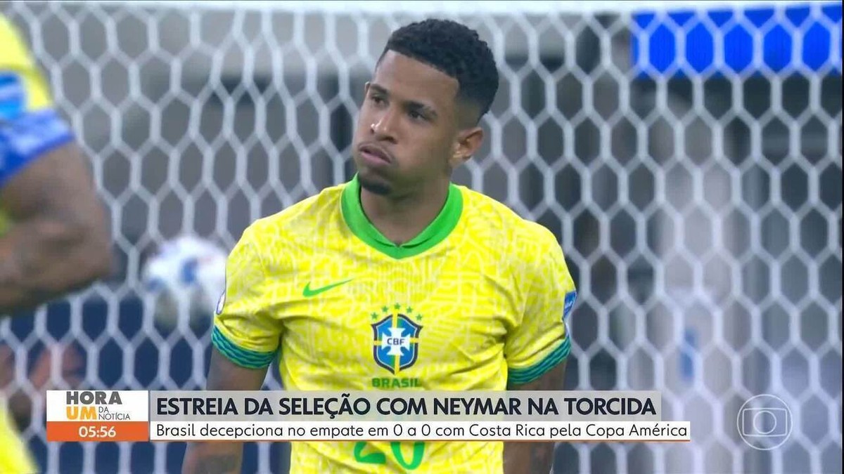 Estreia fiasquenta do Brasil | Vida Real | ge