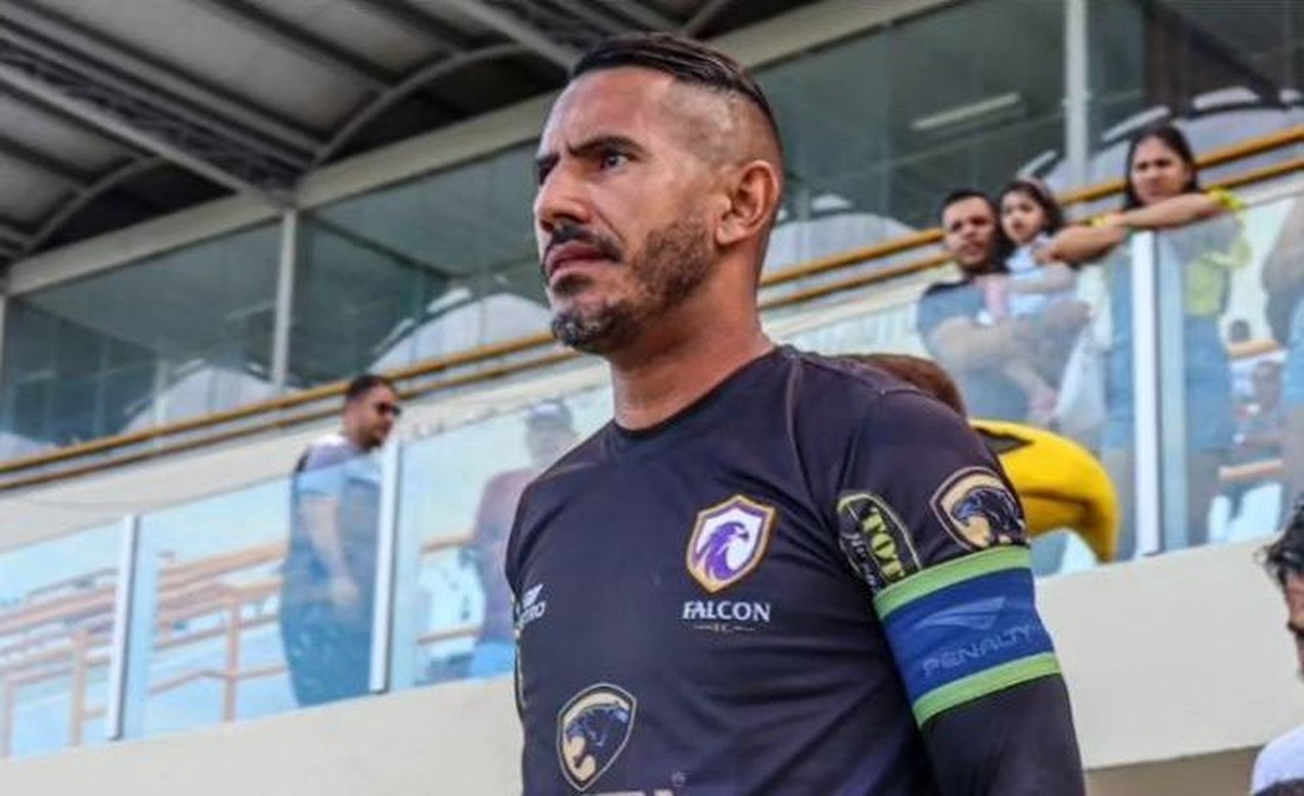 Thiago Passos recebe terceiro cartão amarelo e desfalca o Falcon diante do Atlético-BA | falcon | ge