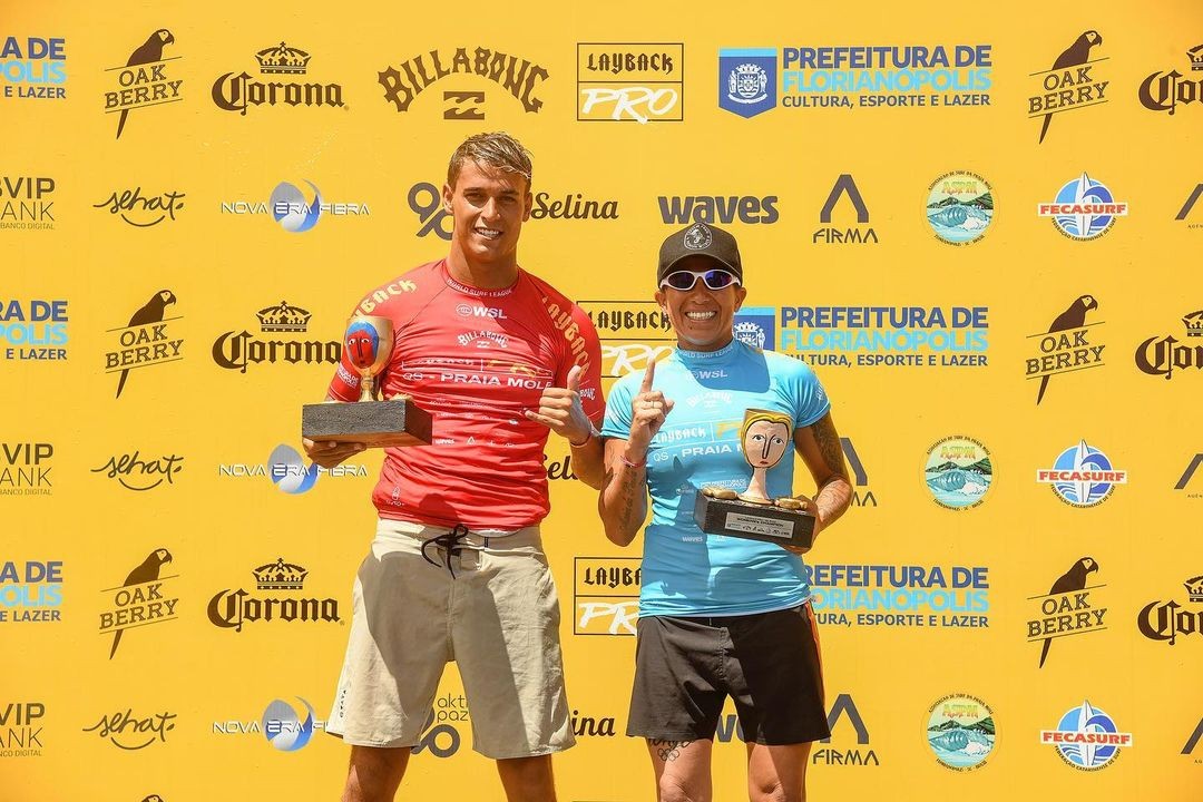 Silvana Lima e Luan Wood conquistam título do Layback Pro Floripa | Ge