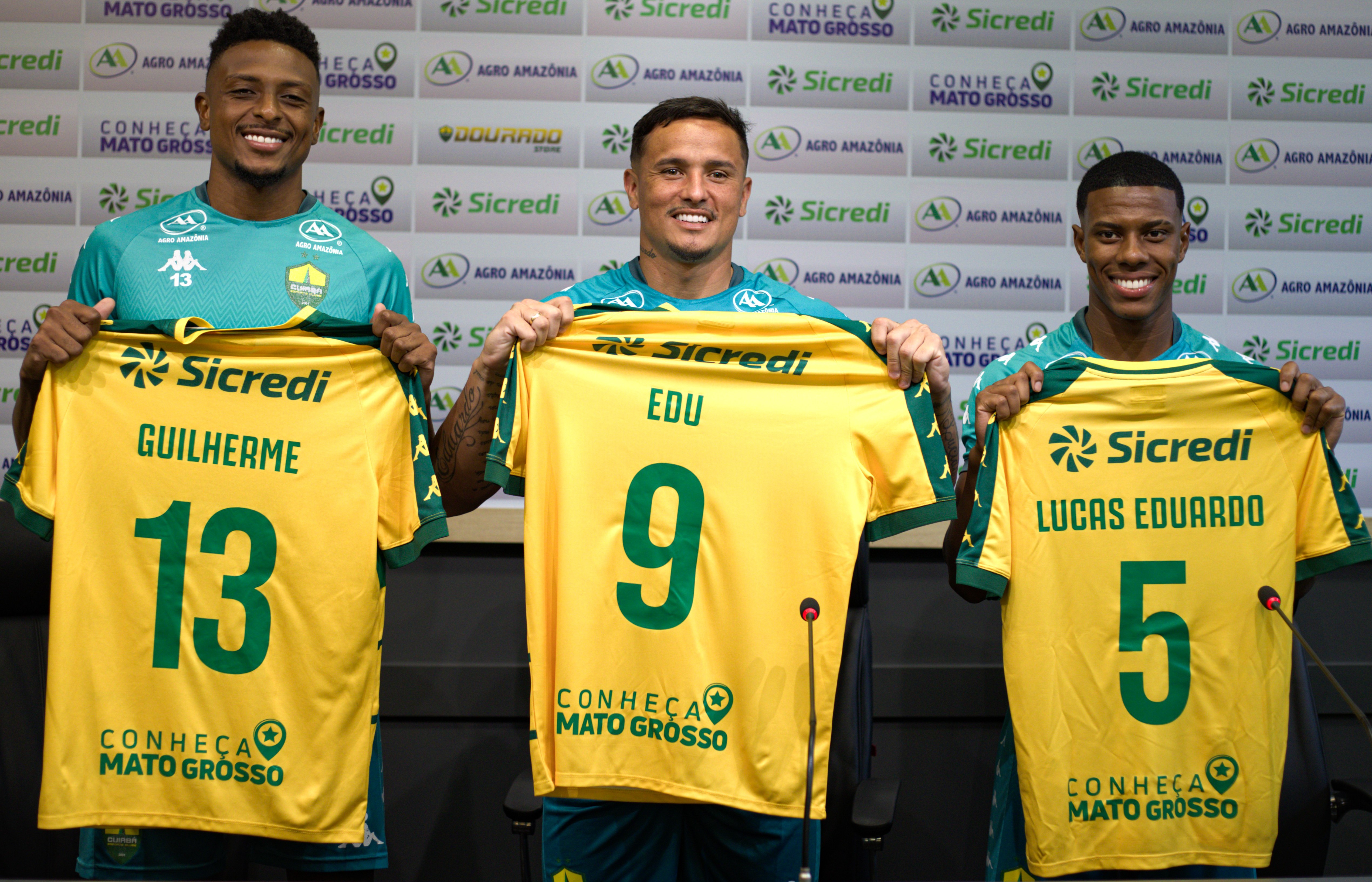 Apresentados pelo Cuiabá, Edu, Gui Mariano e Lucas Eduardo estão à ...