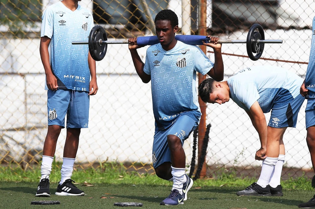 Volante Norberto, do Santos, intensifica preparação para o Campeonato ...