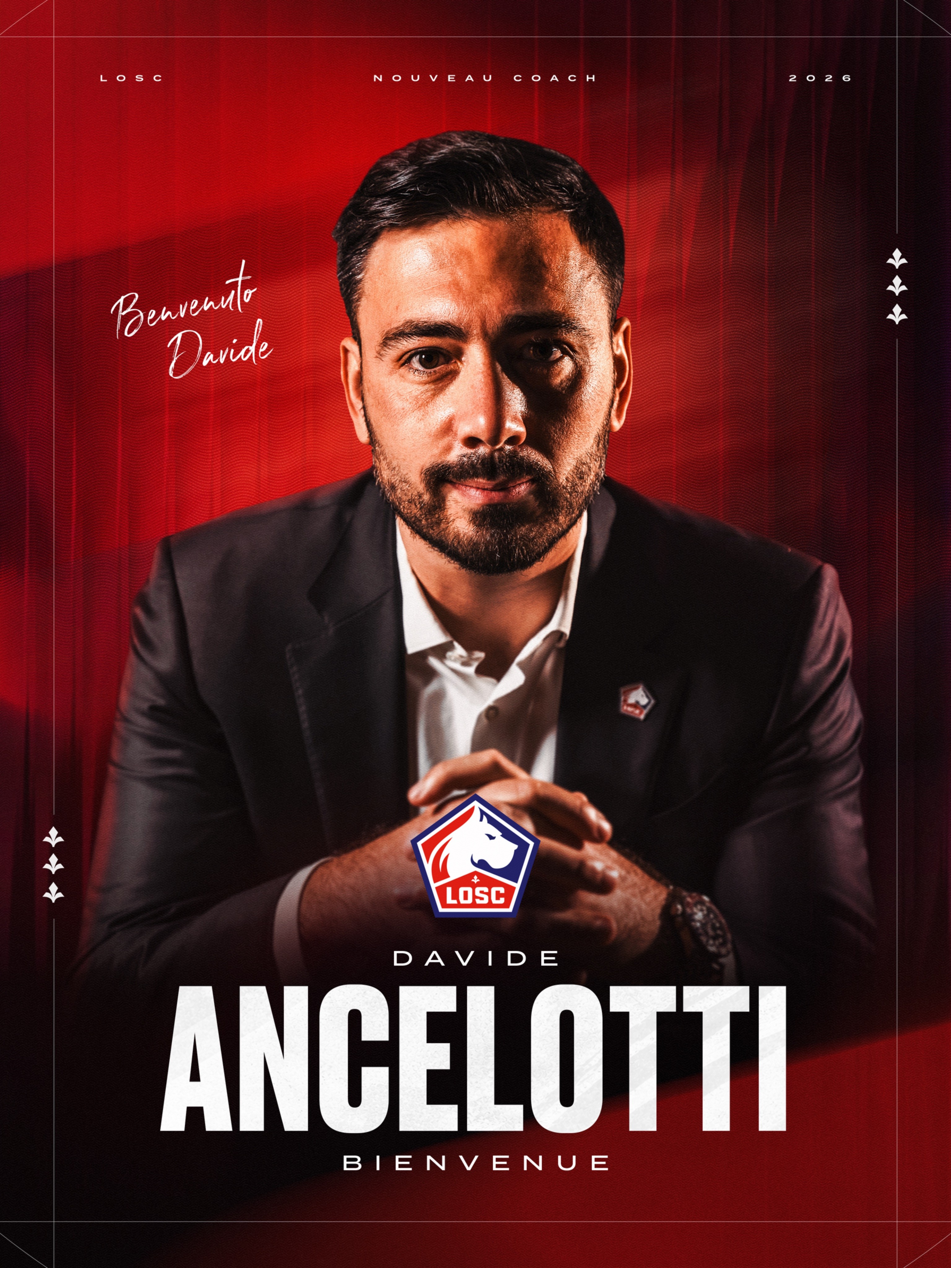 Lille anuncia Davide Ancelotti, ex-Botafogo, como novo técnico | Ge