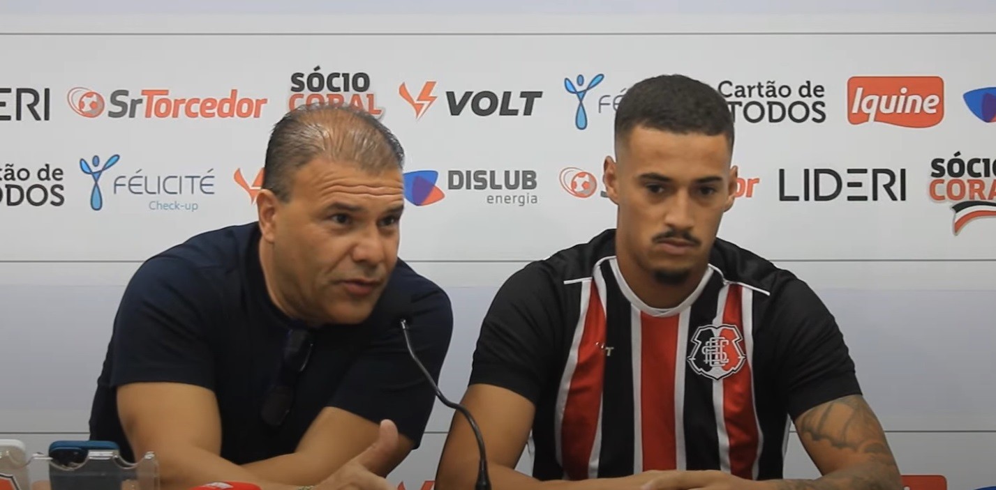 Executivo do Santa Cruz veta pergunta a atacante sobre camisa queimada ...