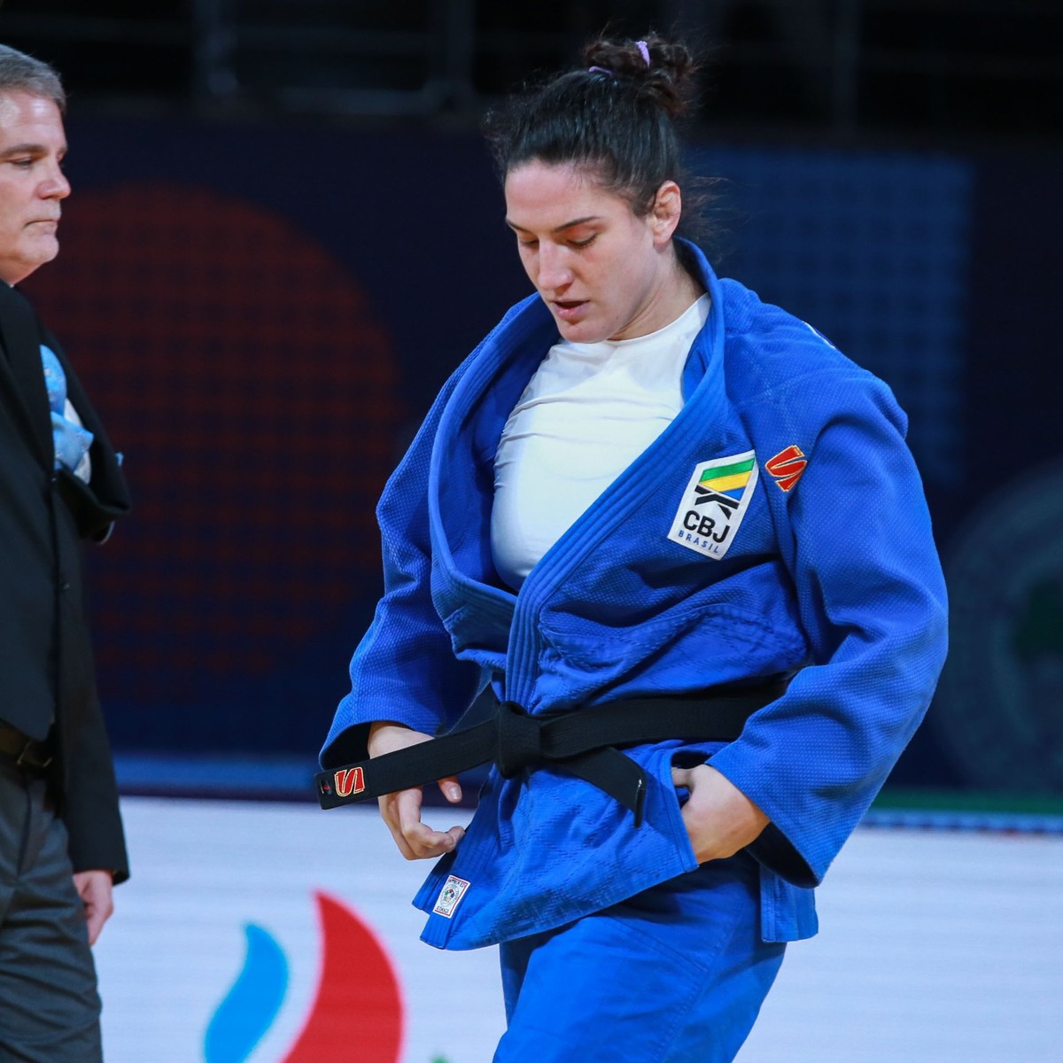 Mayra Aguiar e Rafael Macedo são bronze no Masters de judô | judô | ge