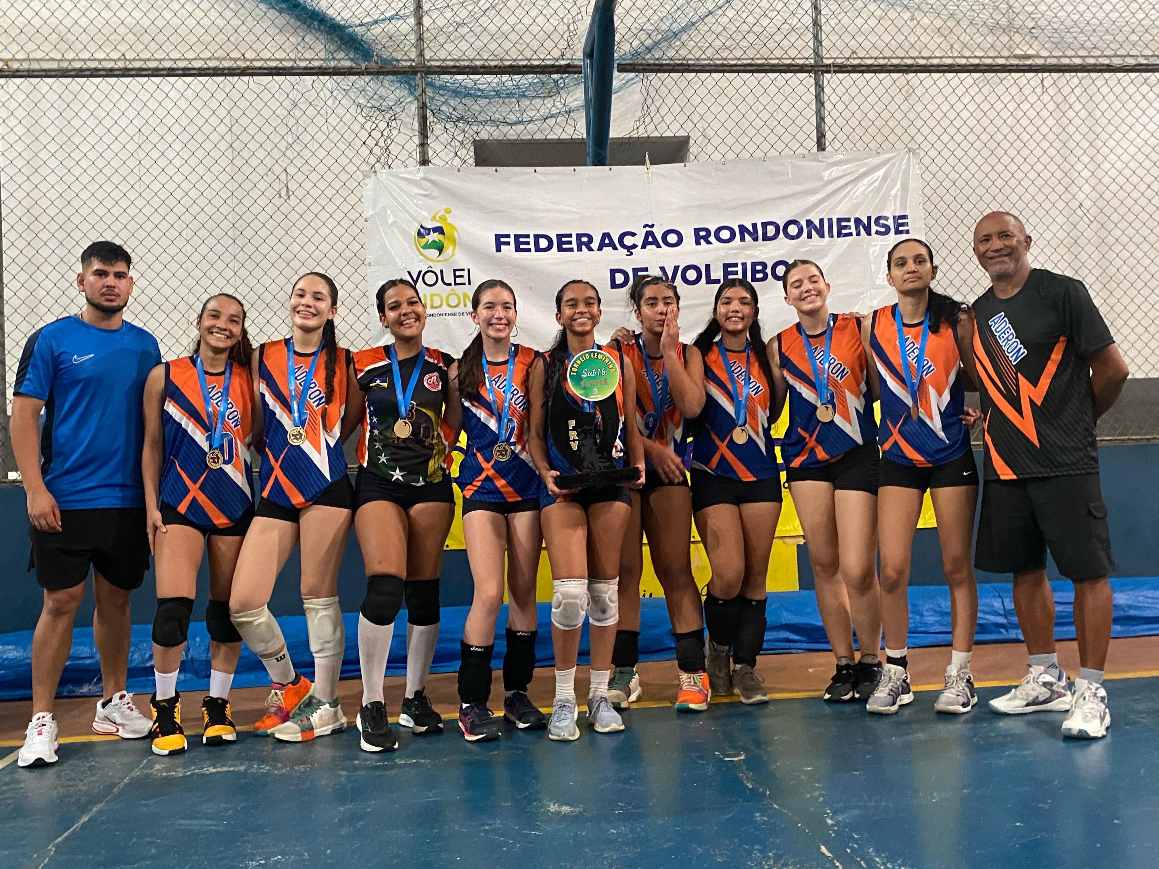 Aderon conquista título do Torneio Sub-16 da FRV e técnico comemora ...
