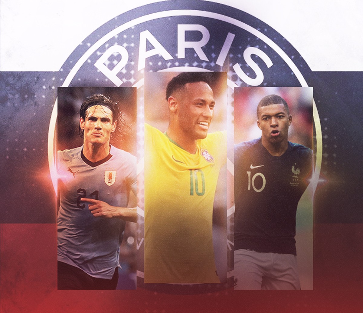 PSG nas alturas: Neymar, Mbappé e Cavani ofuscam Messi e CR7 nas ...